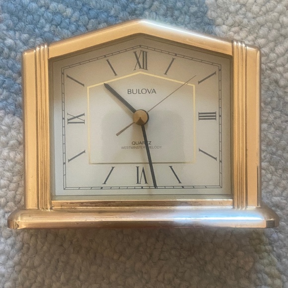 Bulova | Accents | Bulova Westminster Chime Quartz Clock B25 | Poshmark